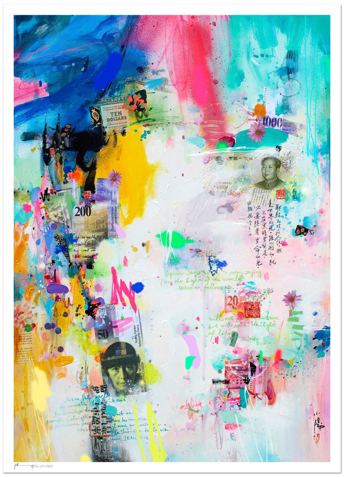 Money world - Impression d'art by Xiaoyang Galas | Buy Art Online ...