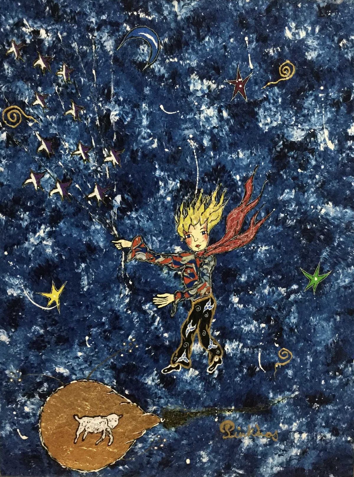 L'envol du Petit Prince by Pinkhas | Buy Art Online | Rise Art