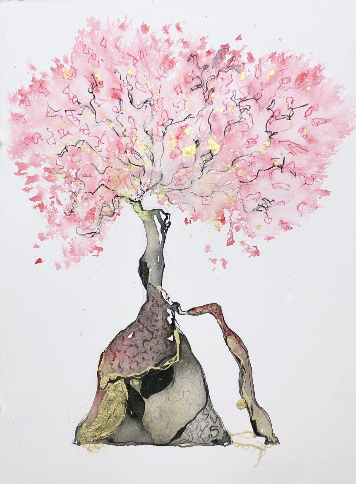 Ikebana - wabi-wabi series by Laurence G. Art | Buy Art Online | Rise Art