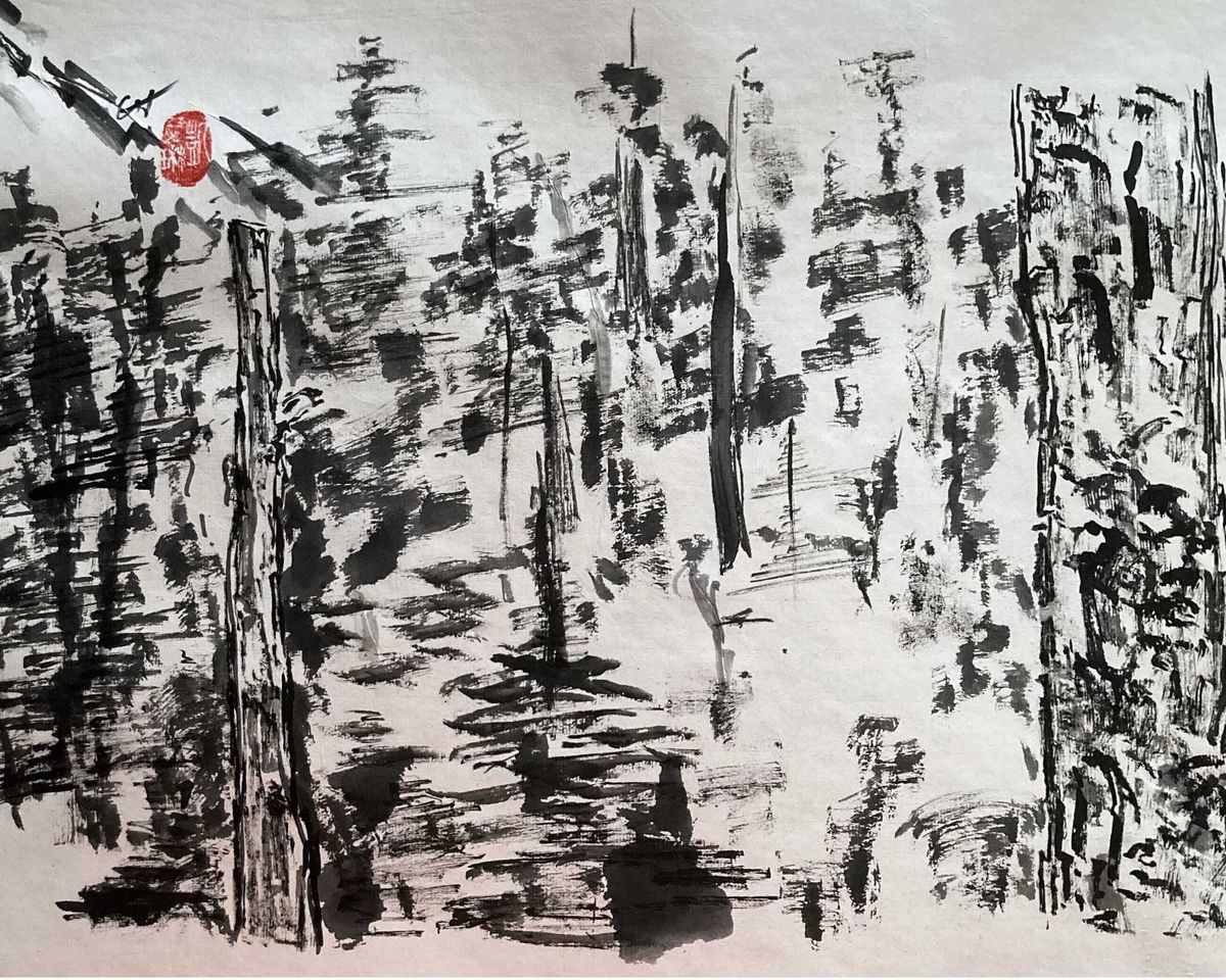 oiseau bleu par Catherine Hoang | Acheter de l'art en ligne | Rise Art