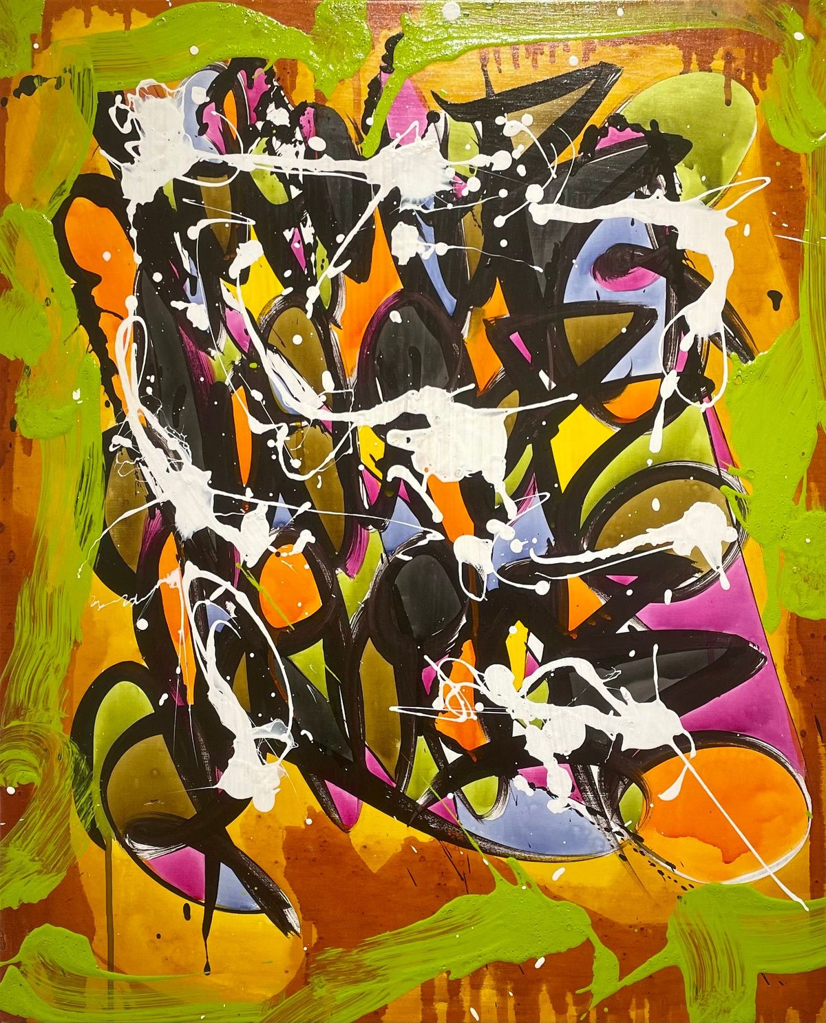 Pushed to the Edge by JonOne | Buy Art Online | Rise Art