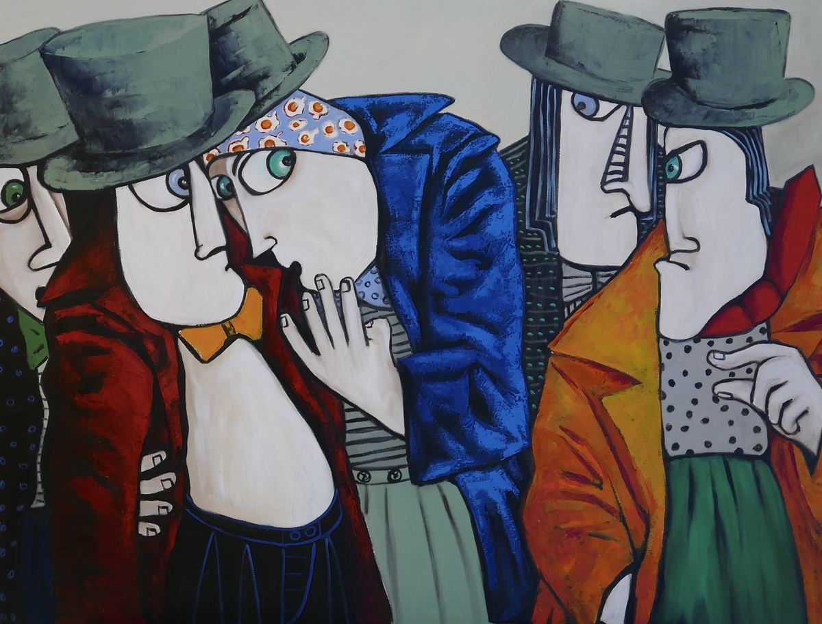 Conspirator's parley by Ta Byrne | Buy Art Online | Rise Art