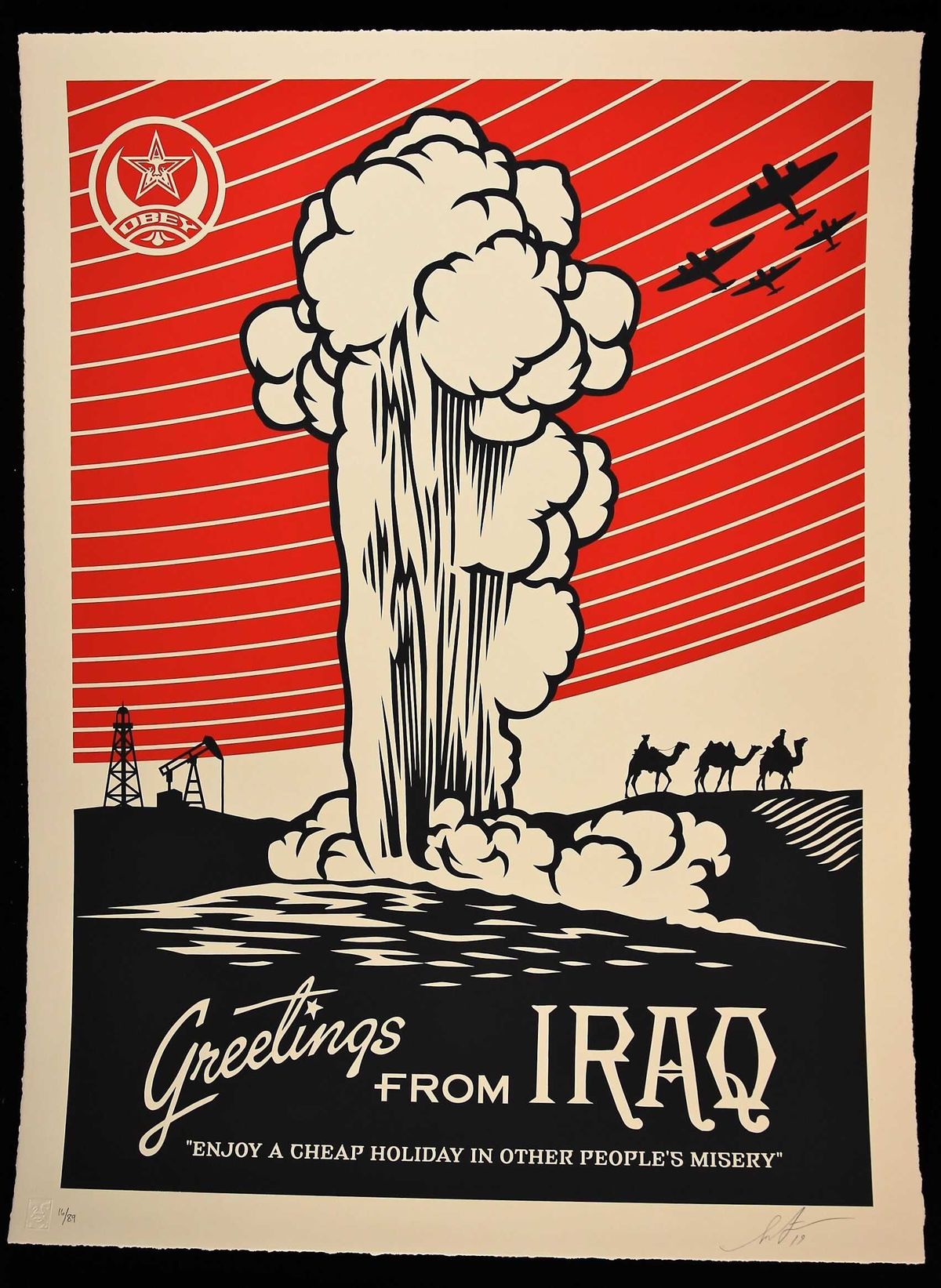 Greetings From Iraq (Large Format Print) by Shepard Fairey | Buy Art ...
