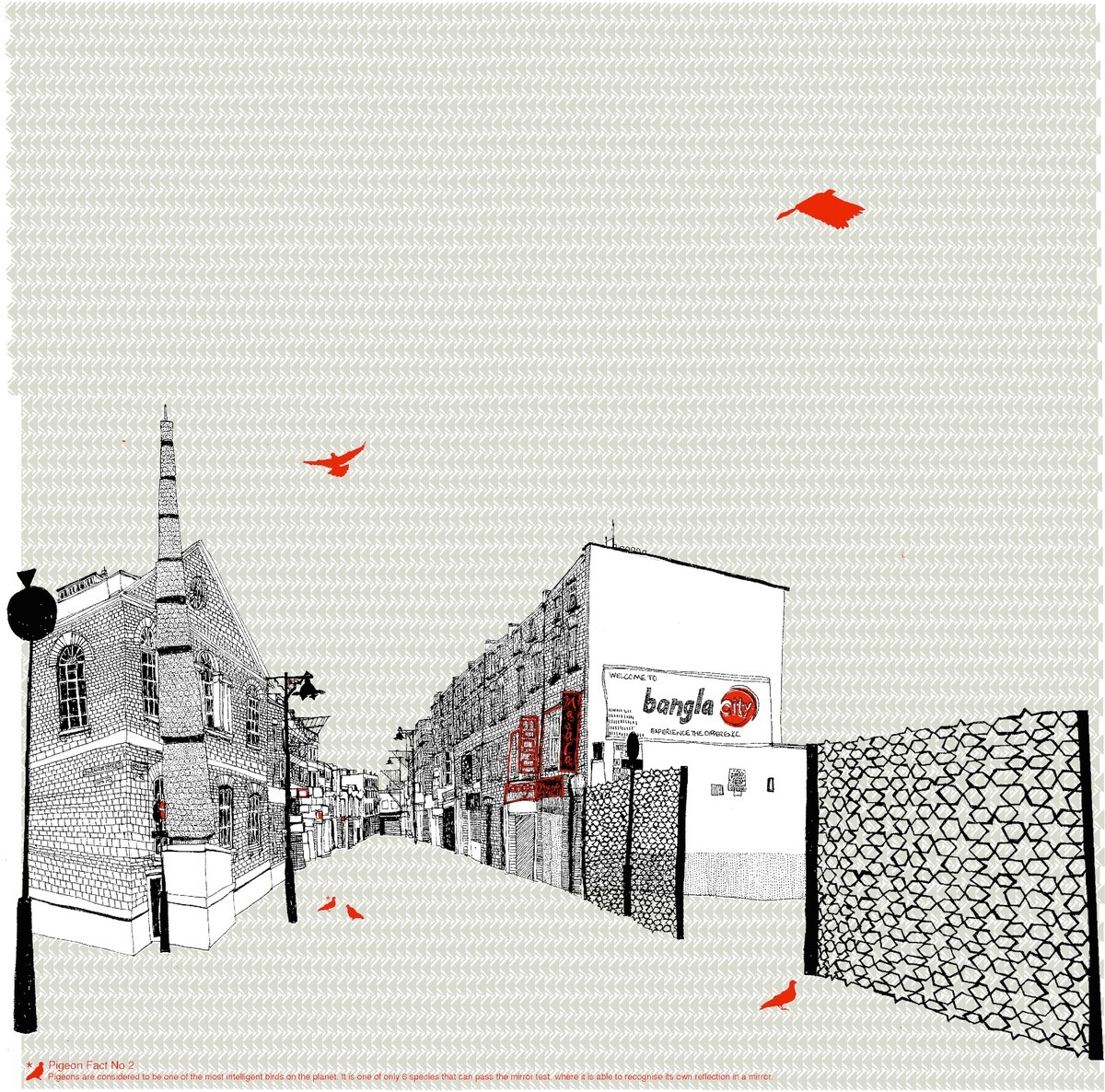 Brick Lane par Clare Halifax | Acheter de l'art en ligne | Rise Art