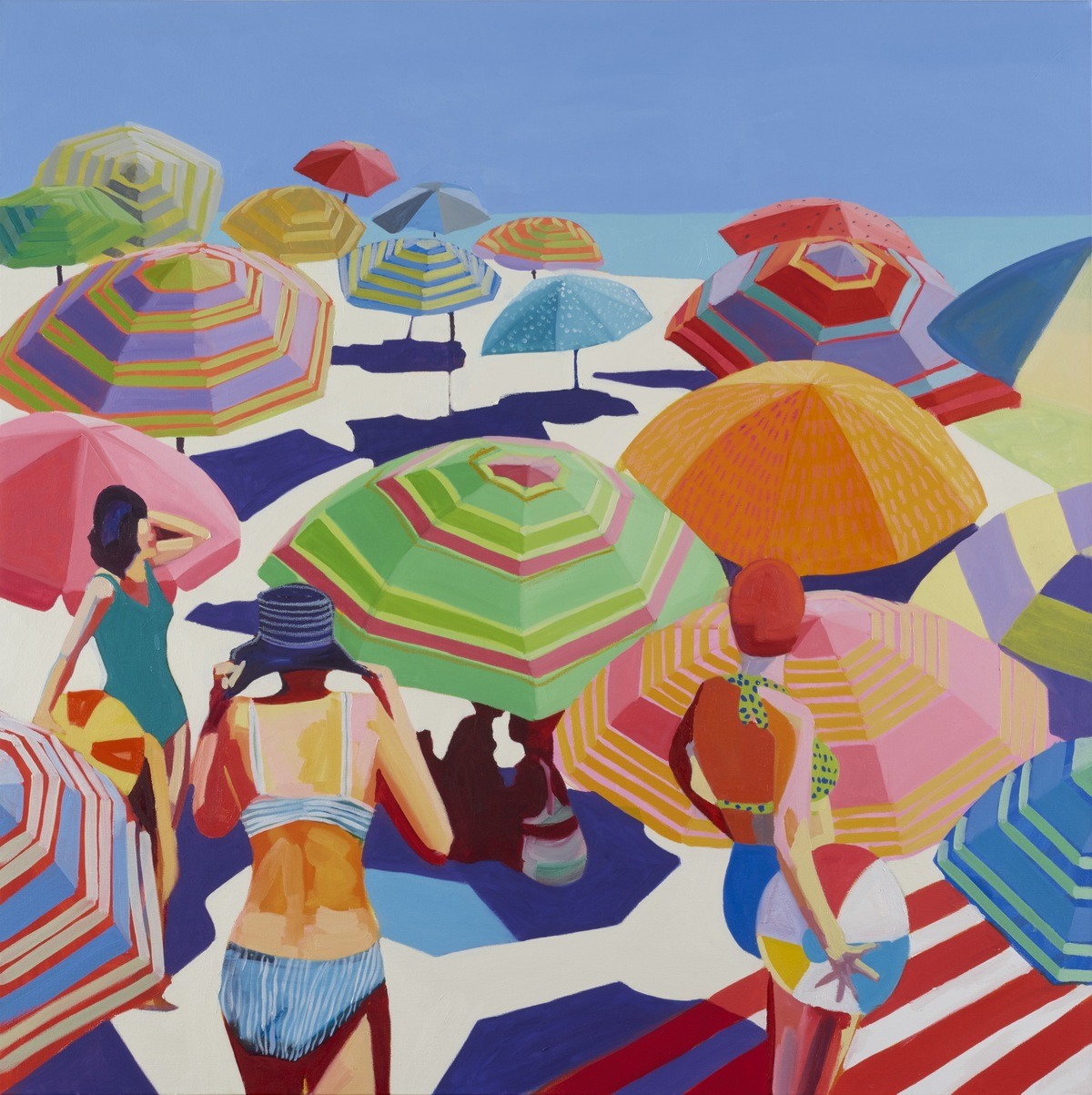 Parasols by Ruth Mulvie | Buy Art Online | Rise Art