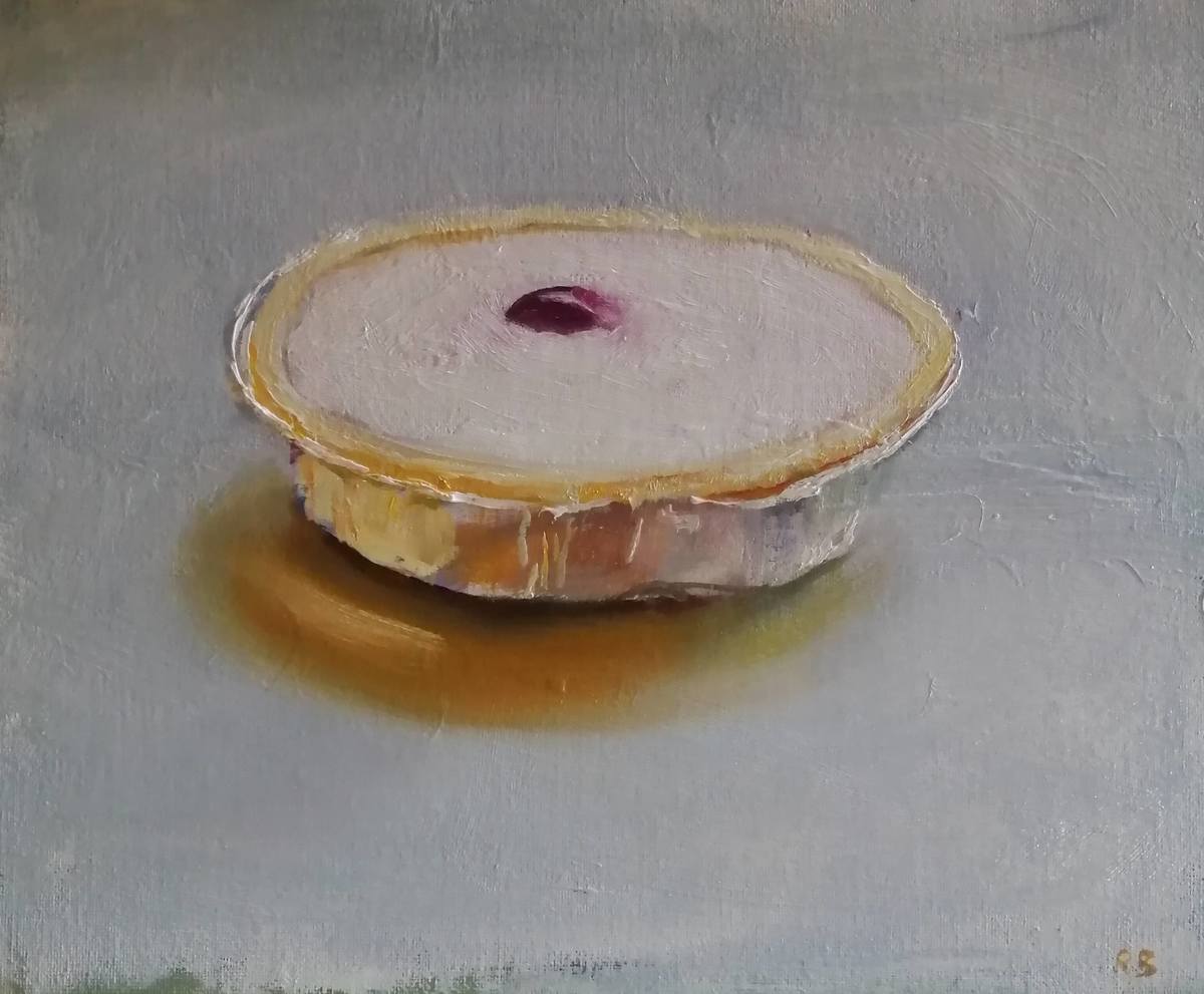Bakewell tart by Rosemary Burn | Buy Art Online | Rise Art