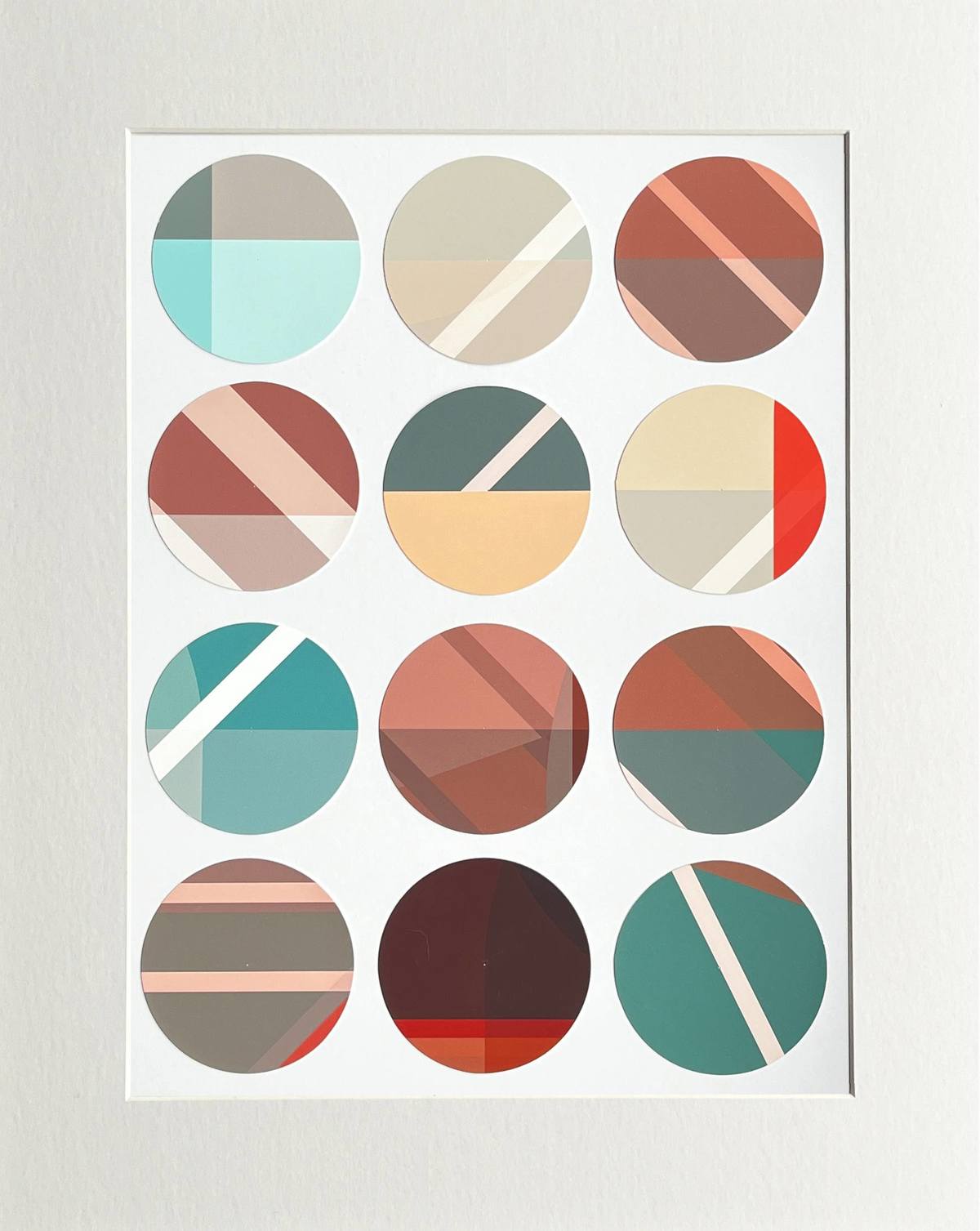Circles Collage No:13 by Leigh Bagley | Buy Art Online | Rise Art