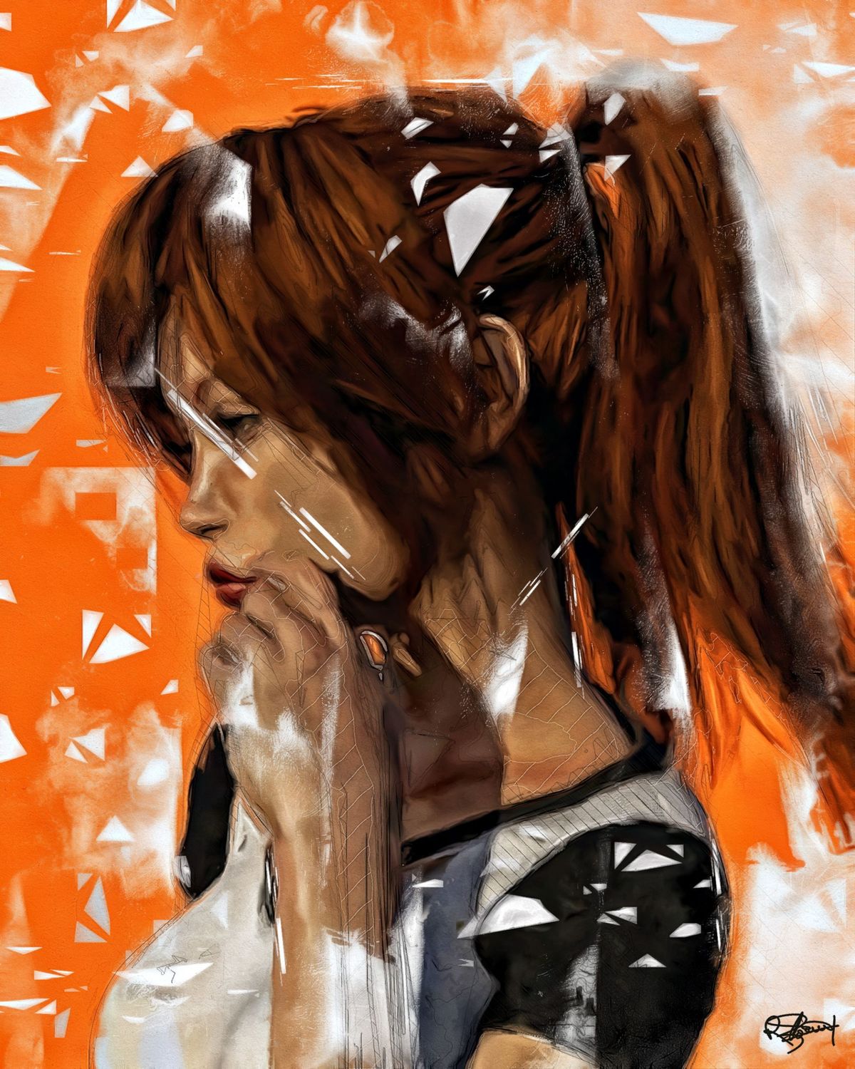 Thinking by Romain Bonnet | Buy Art Online | Rise Art