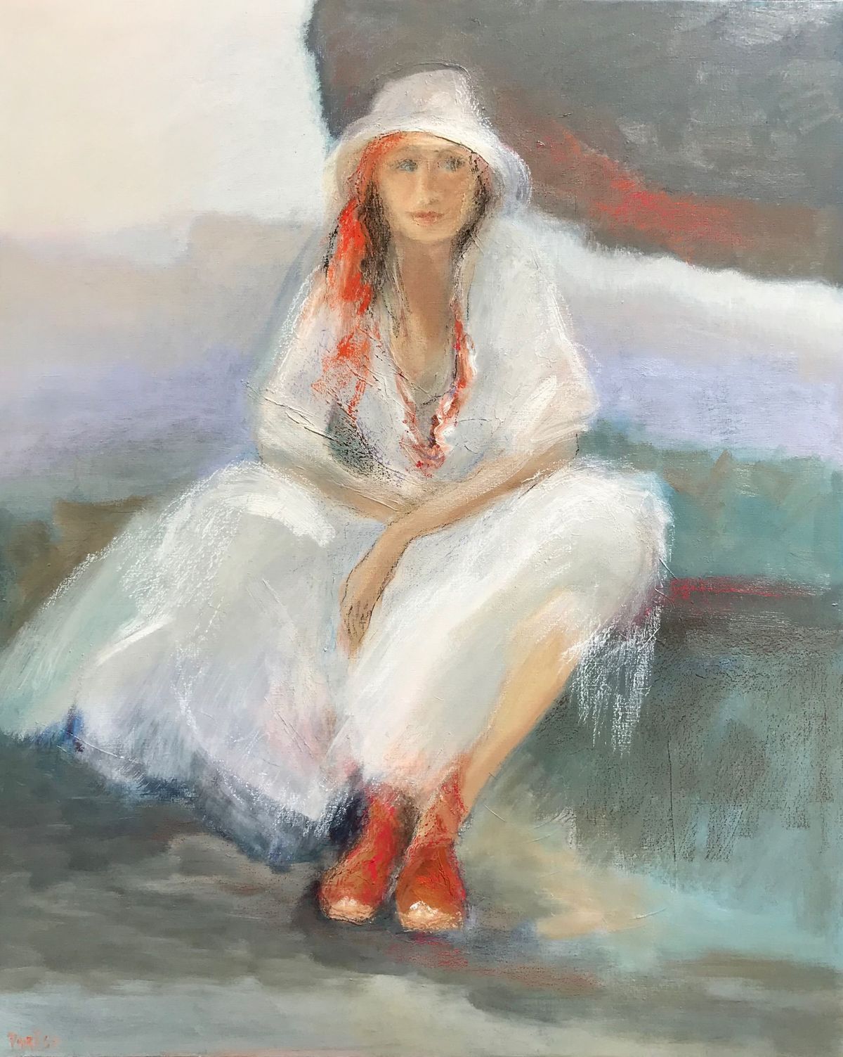 Le jupon blanc par Chantal Parise | Acheter de l'art en ligne | Rise Art