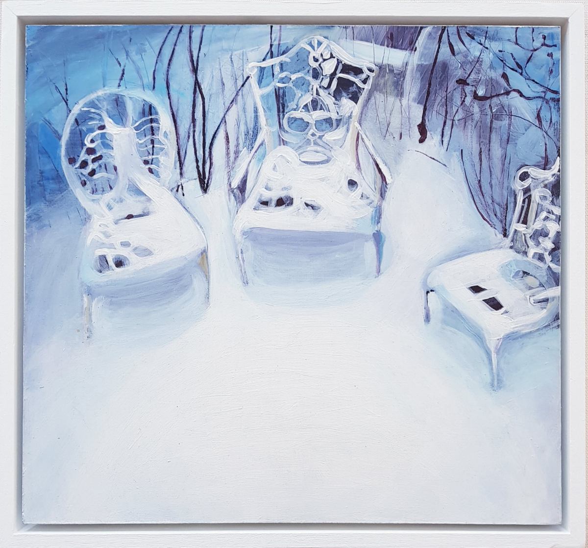 Snow Chairs by Sue Blandford | Buy Art Online | Rise Art