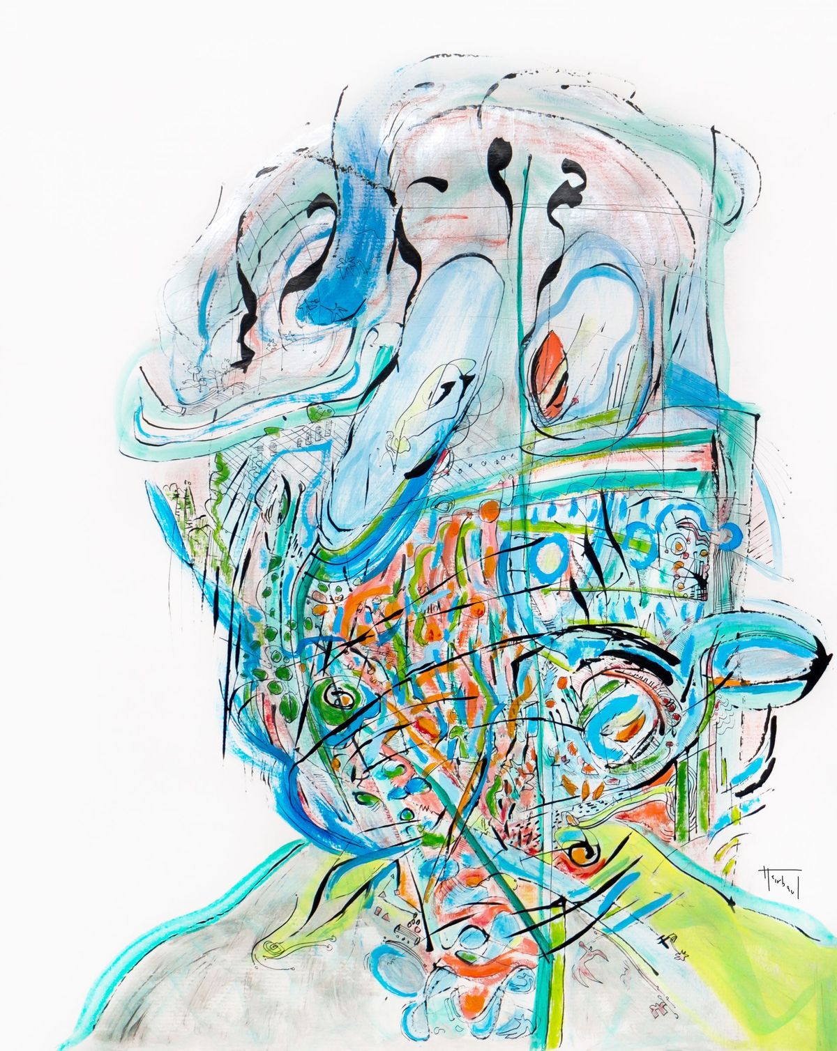 Portrait by Geert Heirbaut - Kowalsky Days | Buy Art Online | Rise Art