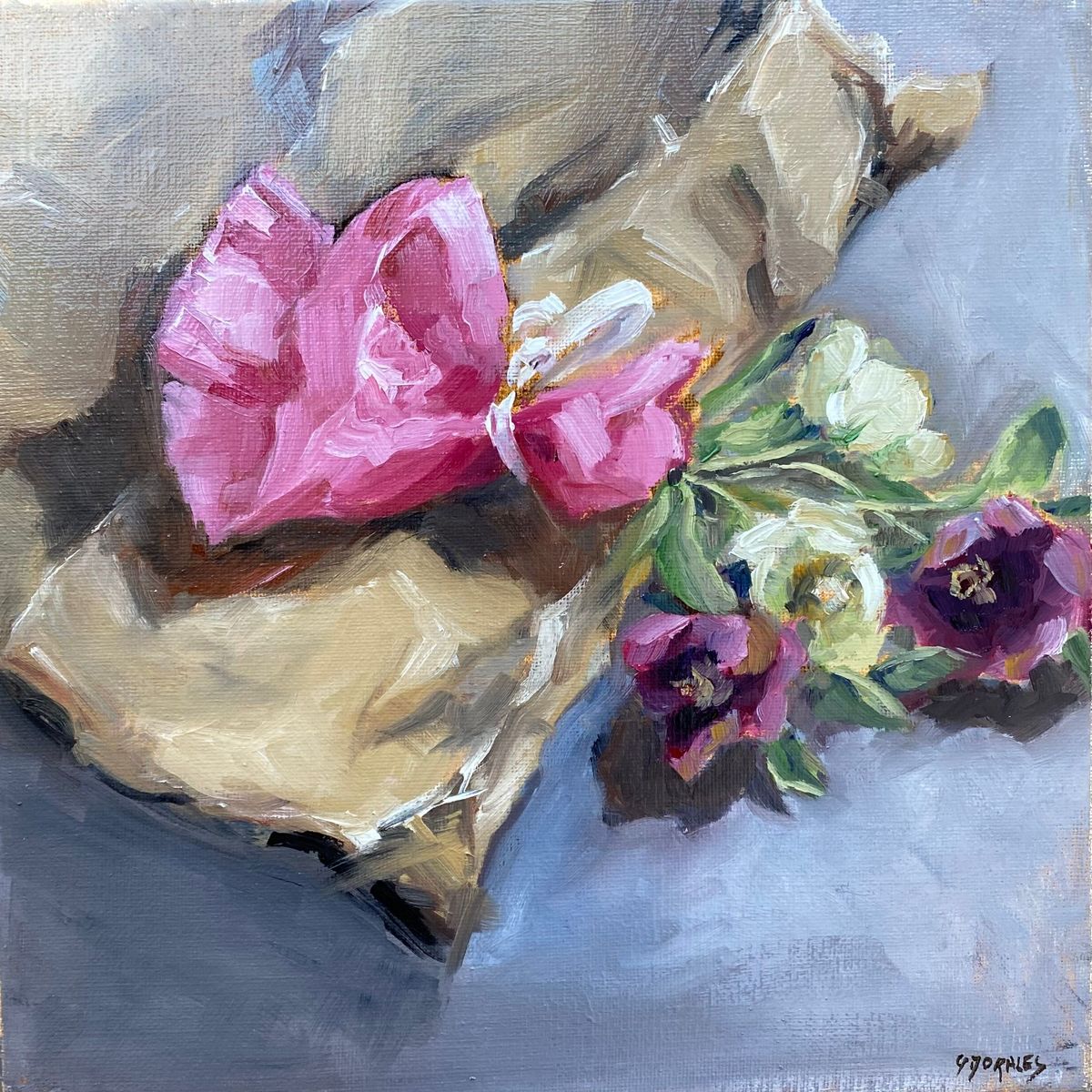 Fleurs fanées par Géraldine Morales | Acheter de l'art en ligne | Rise Art