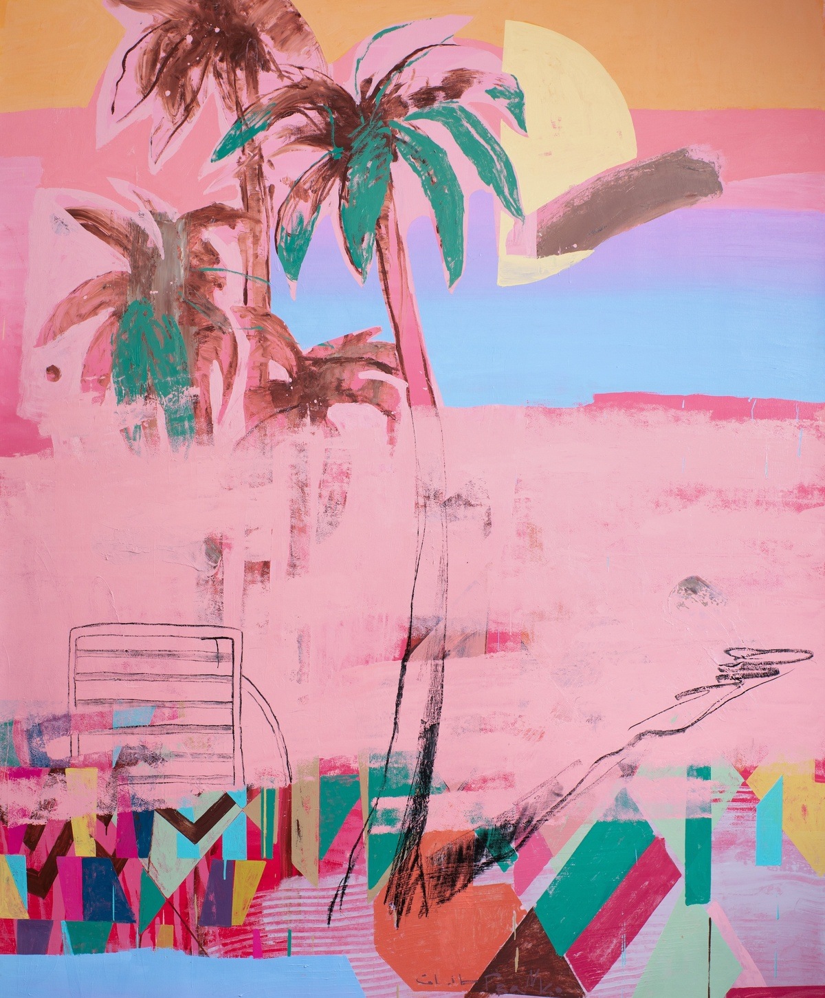 Palms [transformation] by Glib Franko | Buy Art Online | Rise Art