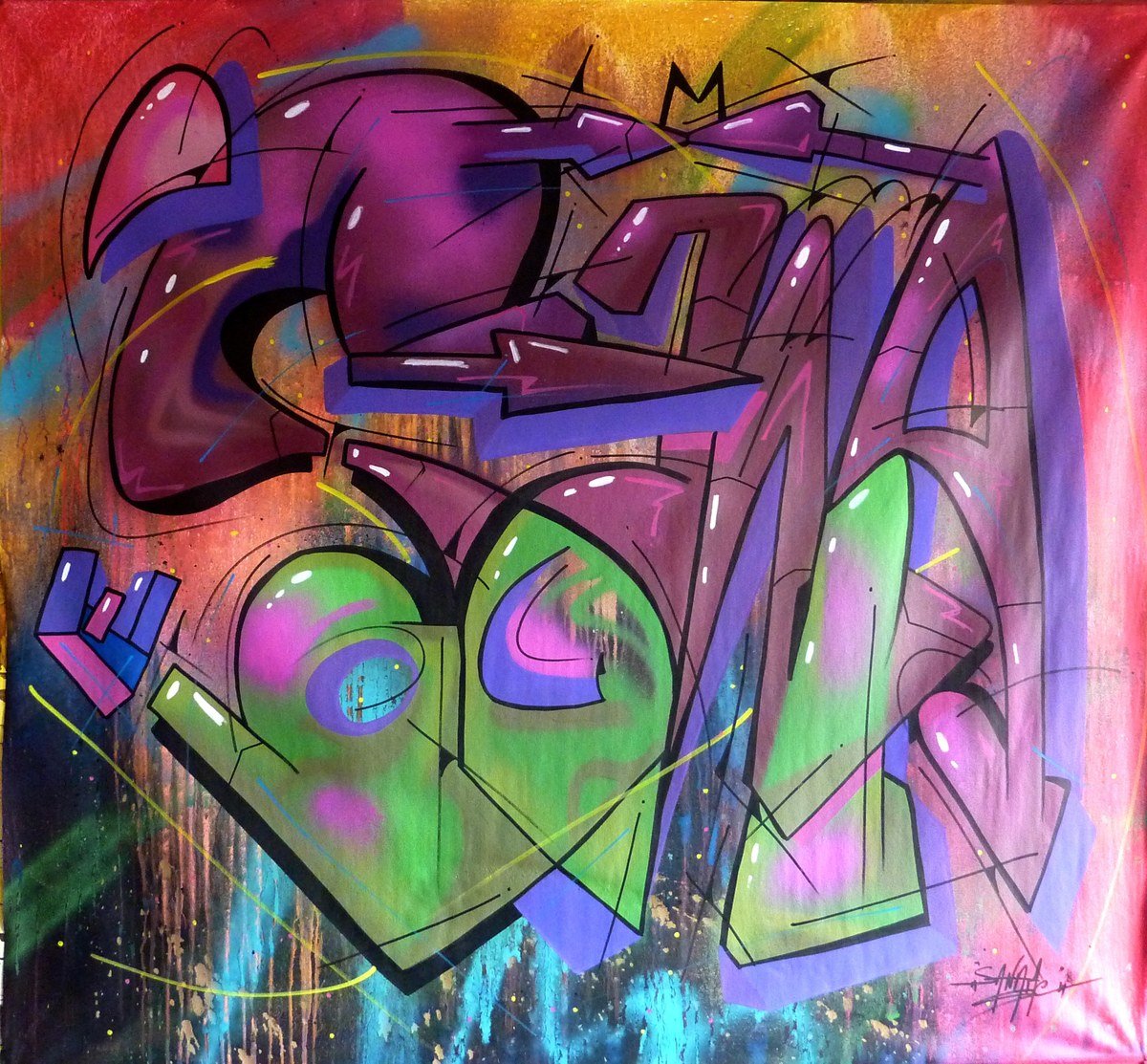 Trace n°2402 by Saname | Buy Art Online | Rise Art