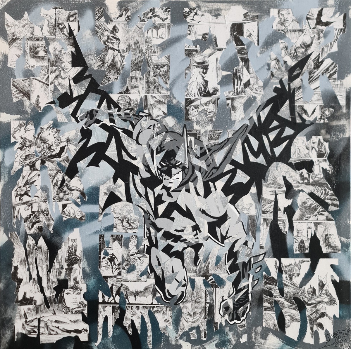 Batman by Yoann Bonneville YBA | Buy Art Online | Rise Art