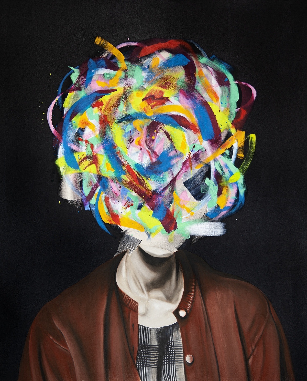 Abstract Head No. 4 by Gregory Malphurs | Buy Art Online | Rise Art