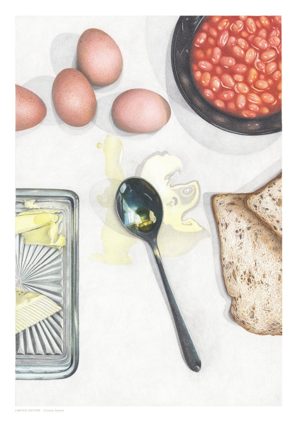 Greasy Spoon par Sarah Evans | Acheter de l'art en ligne | Rise Art