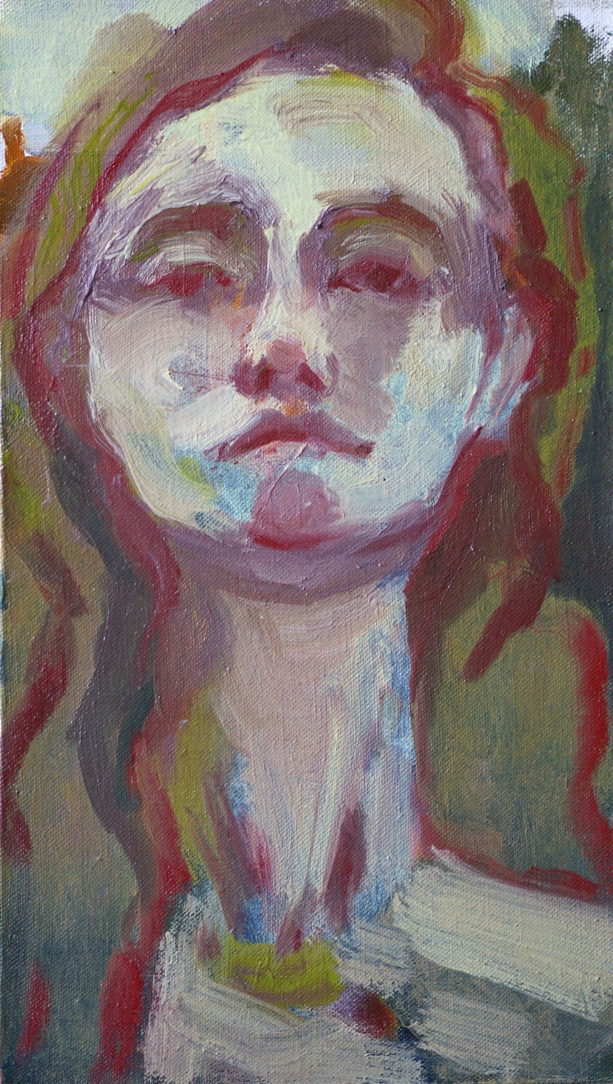 Red Chin by Rachel Mercer | Buy Art Online | Rise Art