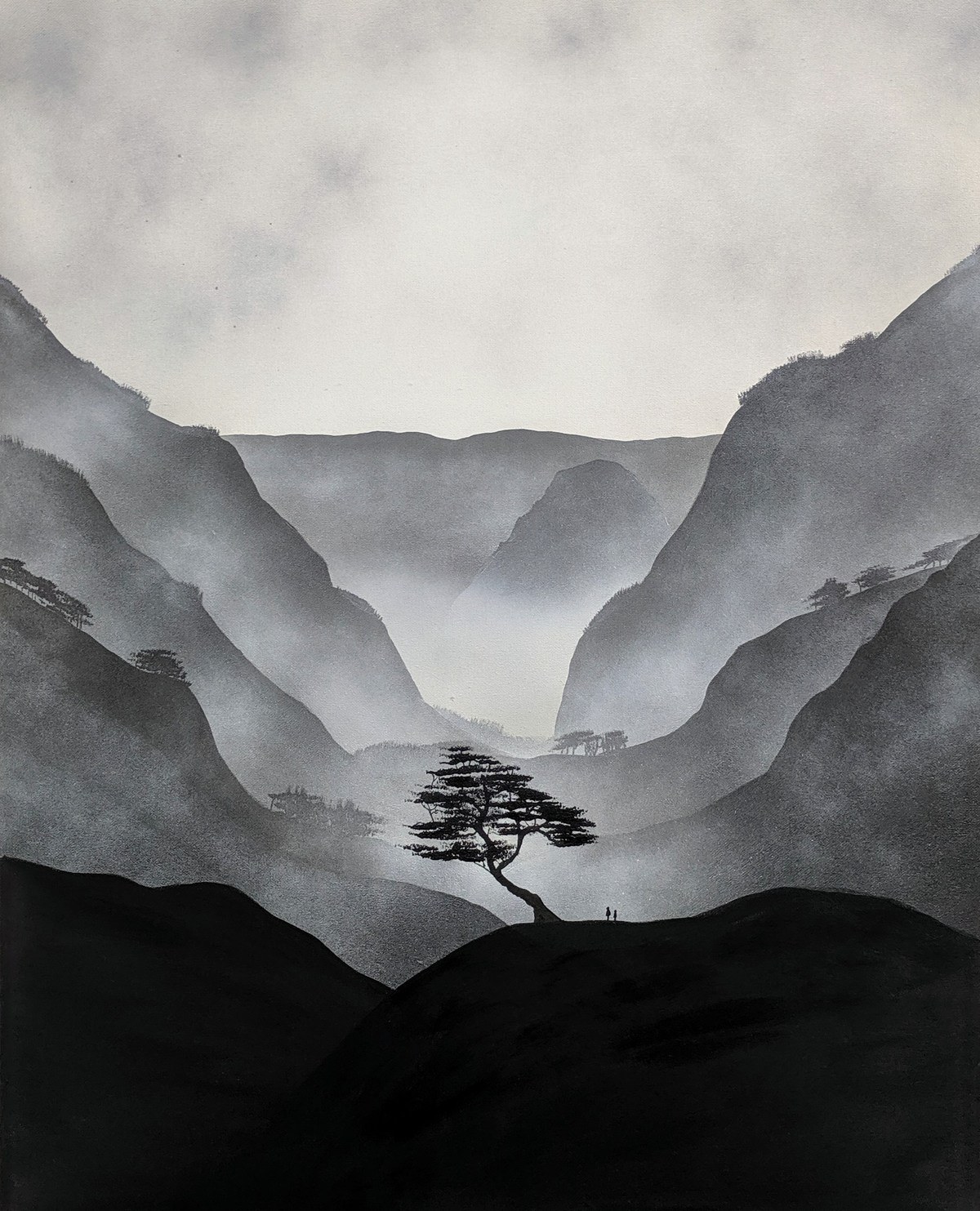 central tree by Robert Owen Bloomfield | Buy Art Online | Rise Art