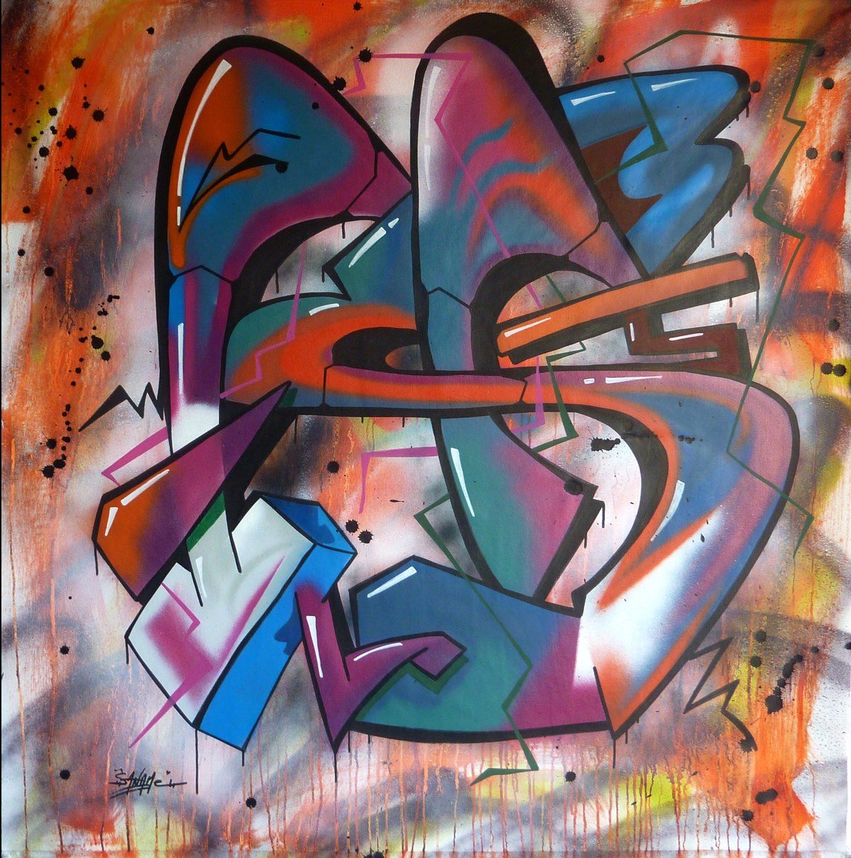 Trace n° 2413 by Saname | Buy Art Online | Rise Art