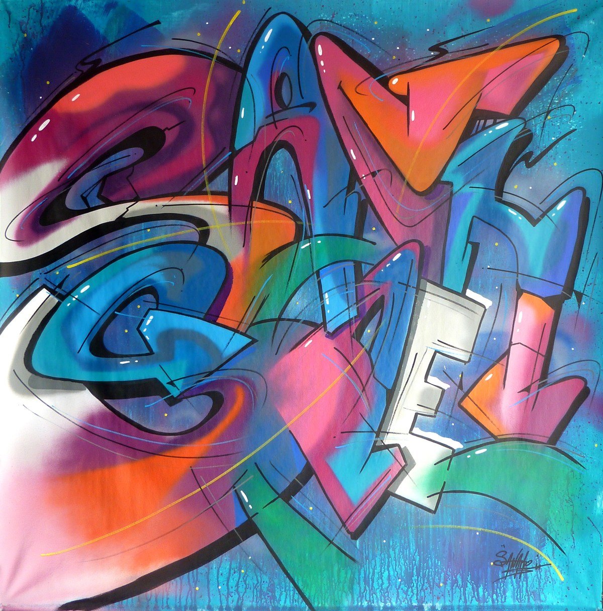 Trace n° 2423 by Saname | Buy Art Online | Rise Art
