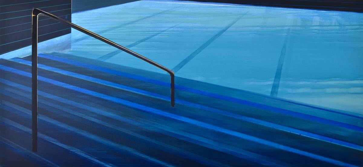 Pool Reflections par Cecile van Hanja | Acheter de l'art en ligne ...