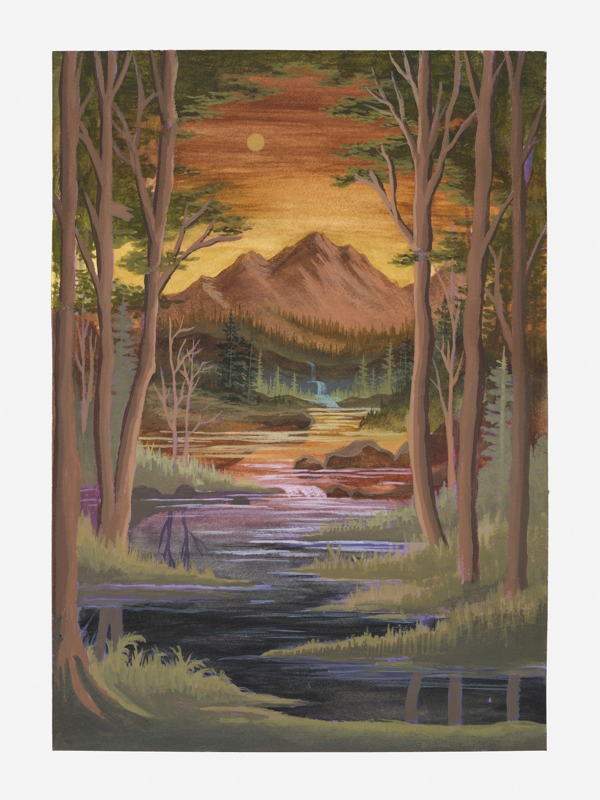 Ochre Sunset par Neil Raitt | Acheter de l'art en ligne | Rise Art