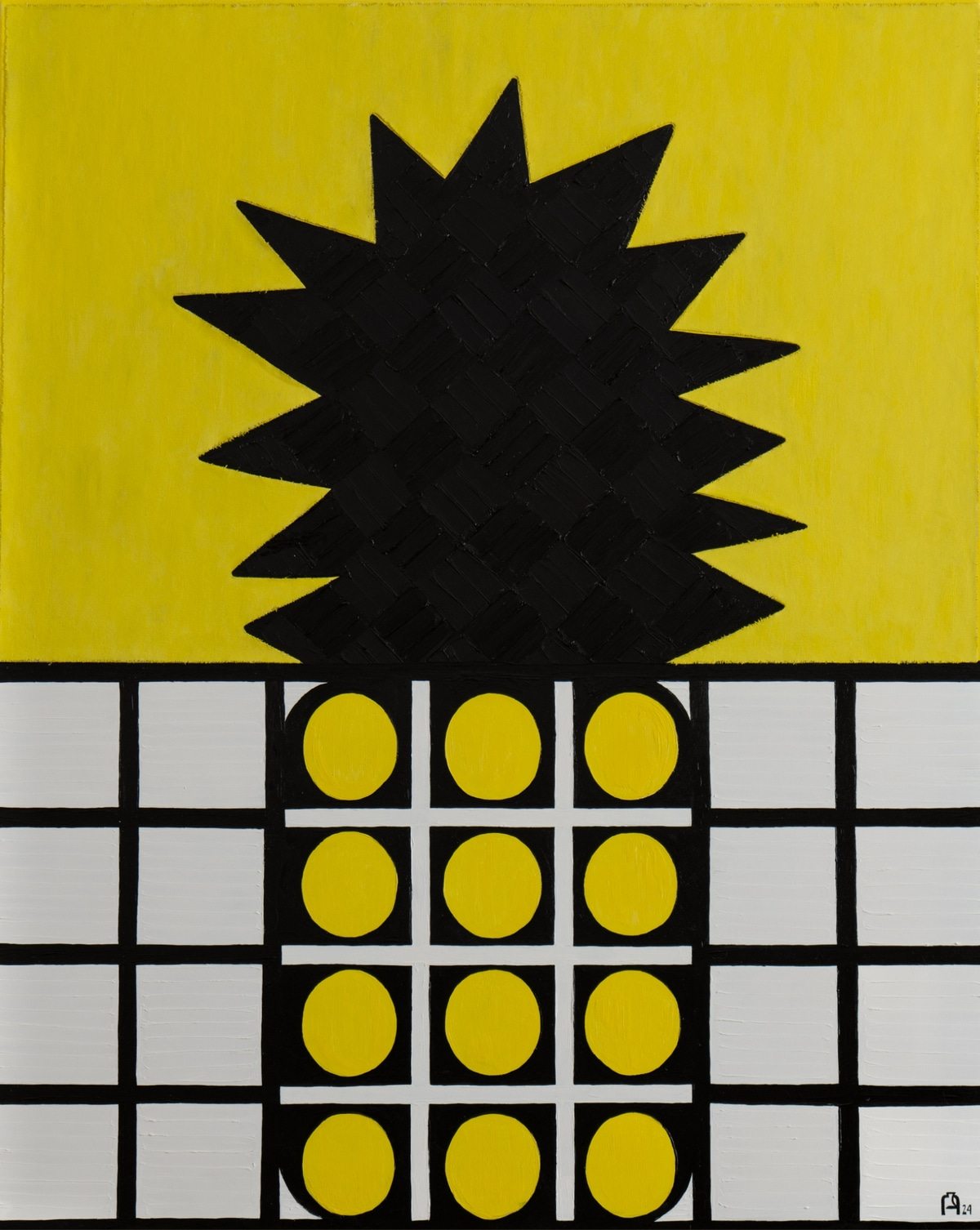 Just Pineapple by Apollinaria Manko | Buy Art Online | Rise Art