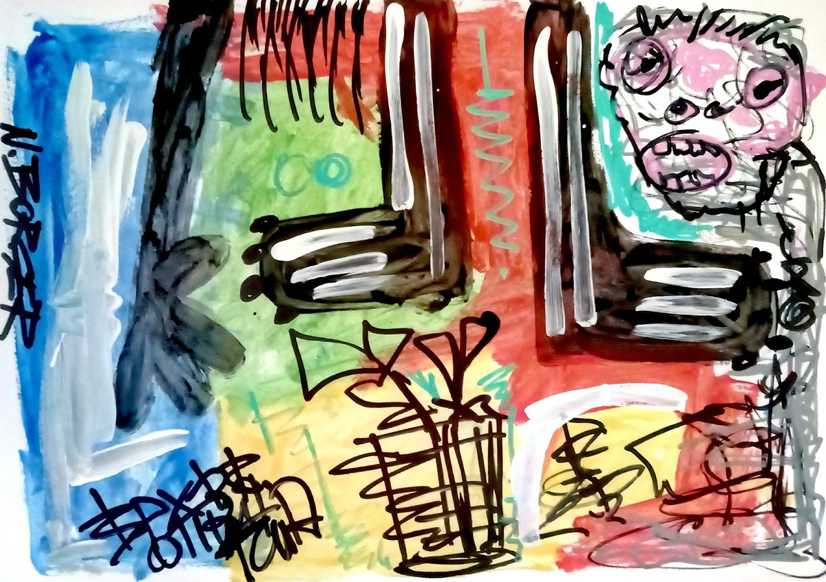 Borger's drawing on paper 6 by Noah Borger | Buy Art Online | Rise Art