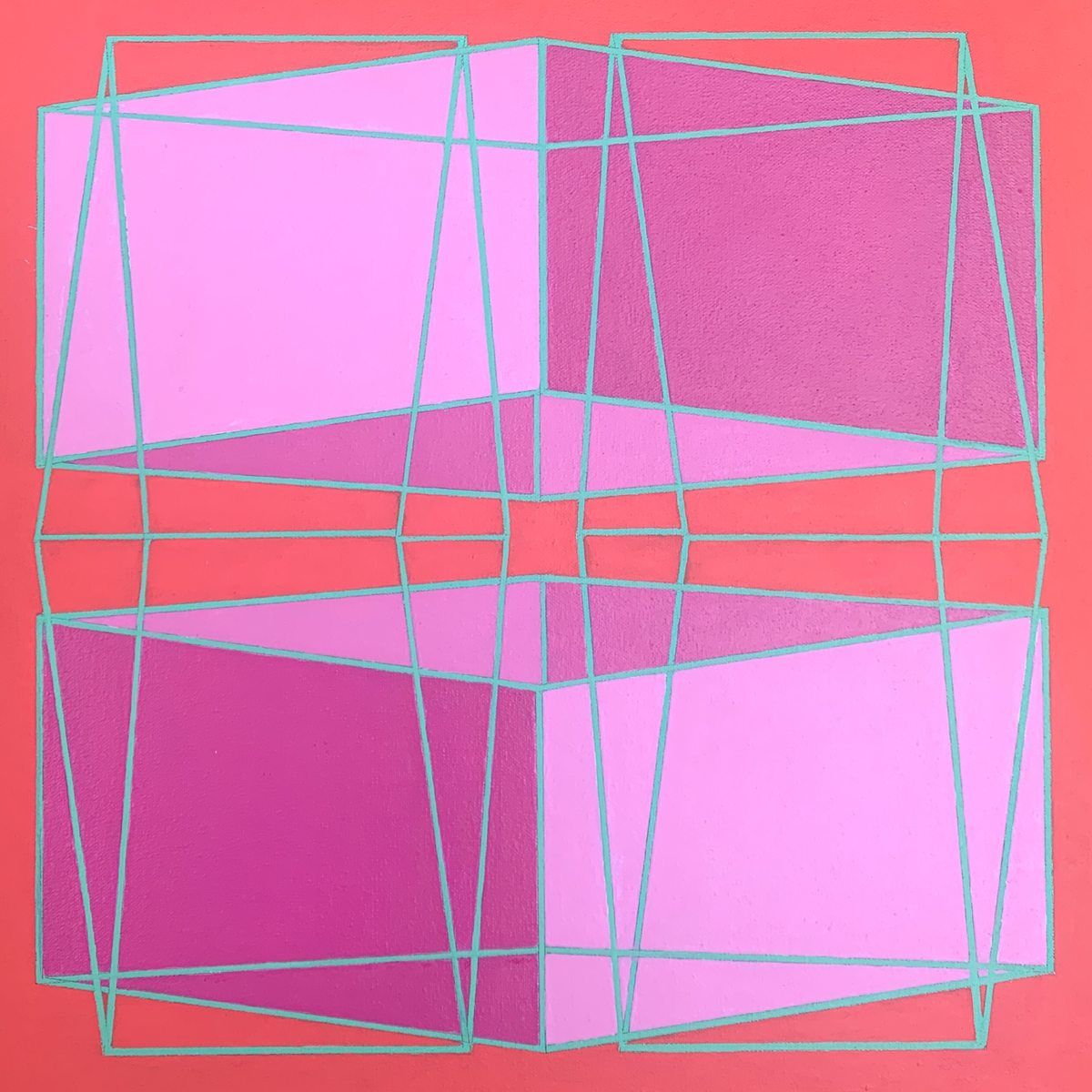 Intersecting Cubes #2 par Benjamin Weaver | Acheter de l'art en ligne ...
