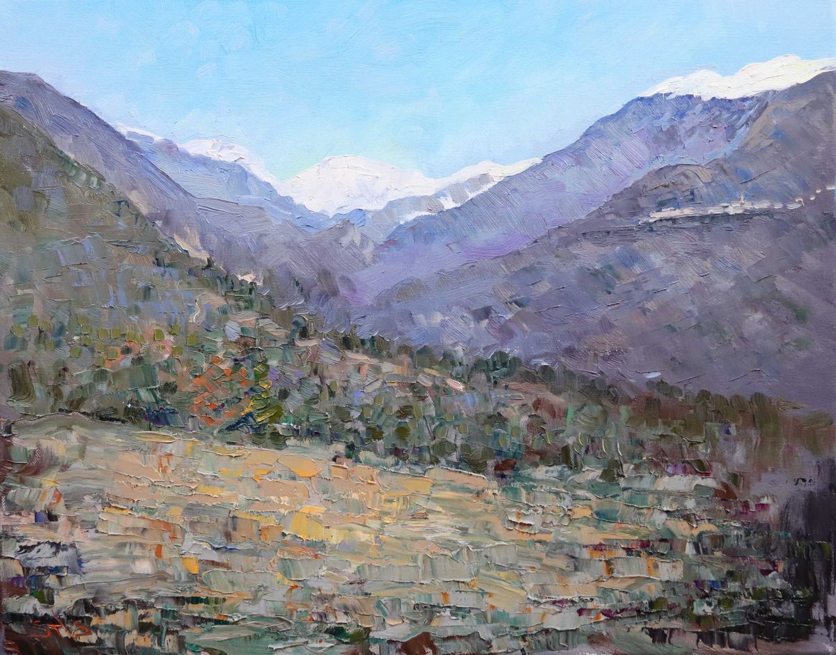 La Vallée de la Tinée by STAS (Stanislav Dyshlov) | Buy Art Online ...