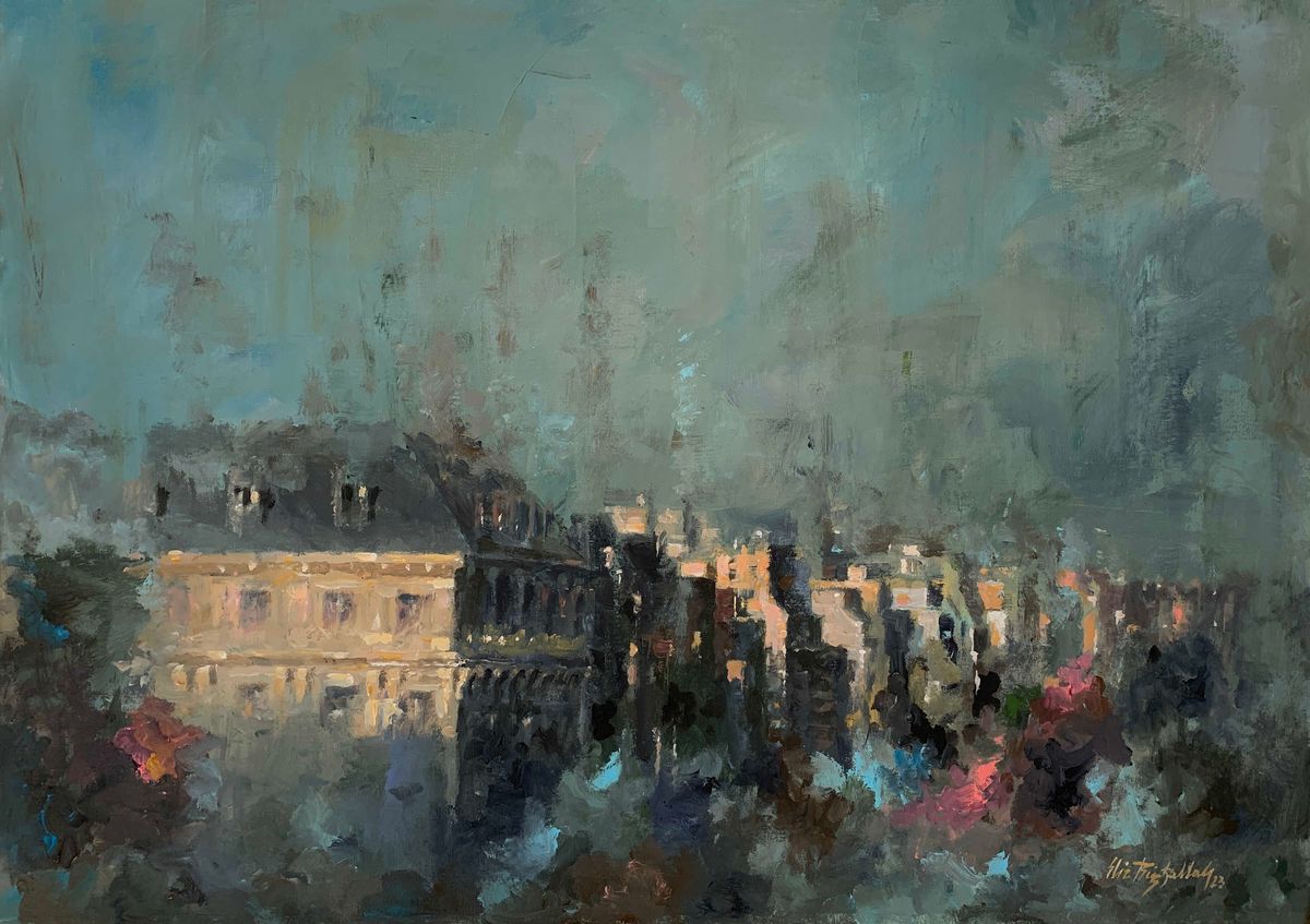 Le boulevard du Montparnasse by Elie Rizkallah | Buy Art Online | Rise Art
