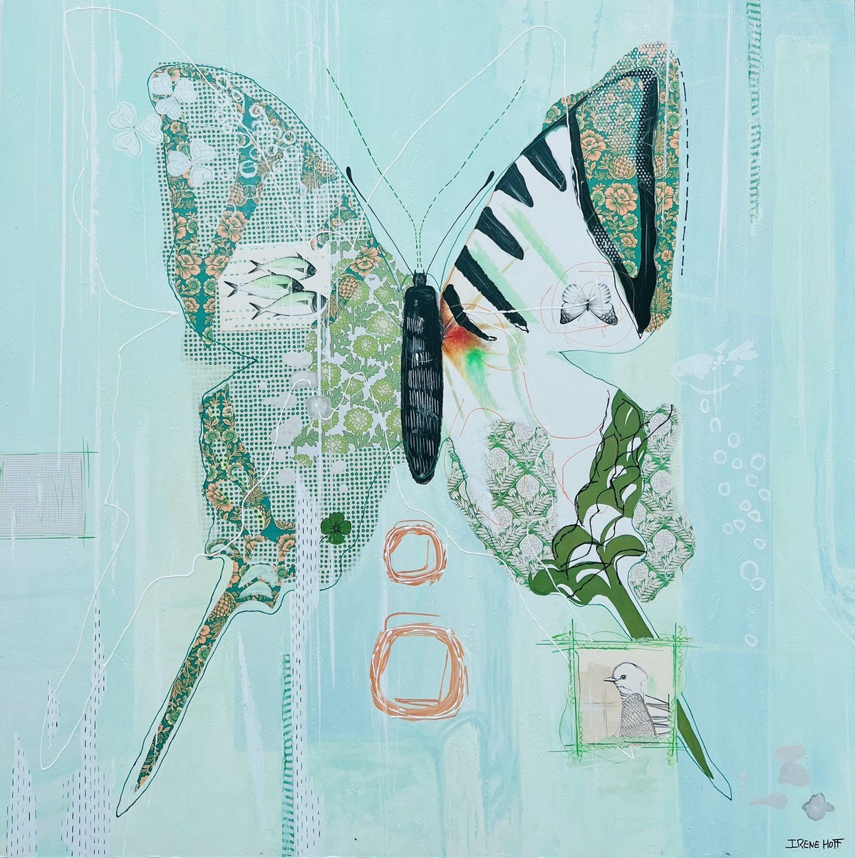 Vlinder by Irene Hoff | Buy Art Online | Rise Art