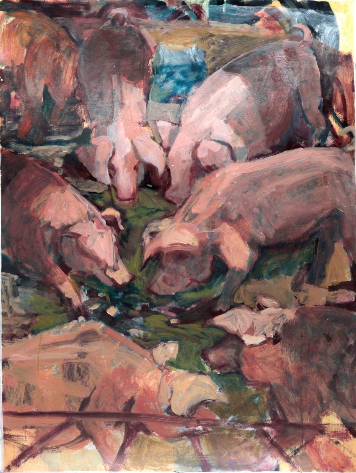 Piglets by Rachel Mercer | Buy Art Online | Rise Art