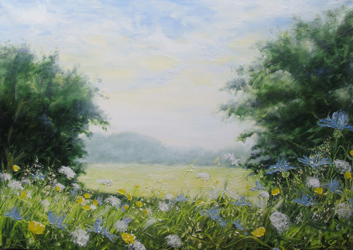 Prairie d'été by Brigitte Di Scala | Buy Art Online | Rise Art