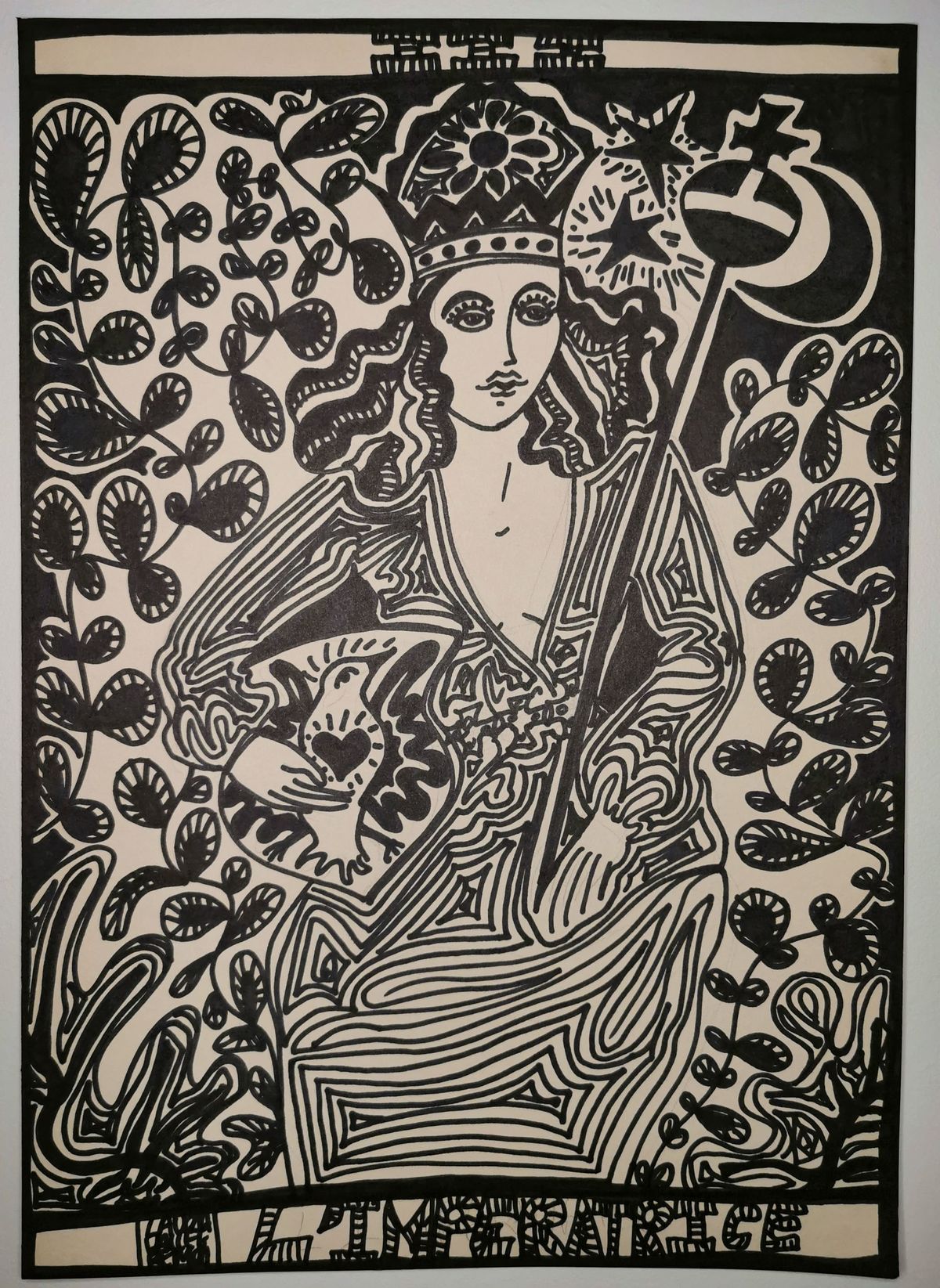 Tarot "l'impératrice" von Laura Vallée Remond | Kunst online kaufen ...