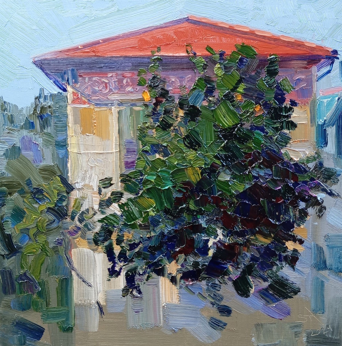 Oranges ripened in Nice by STAS (Stanislav Dyshlov) | Buy Art Online ...