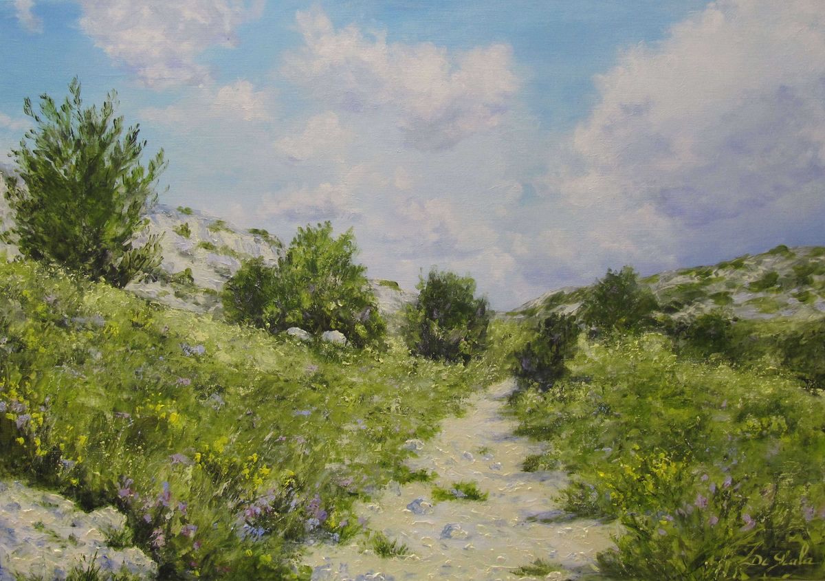 dans les collines by Brigitte Di Scala | Buy Art Online | Rise Art