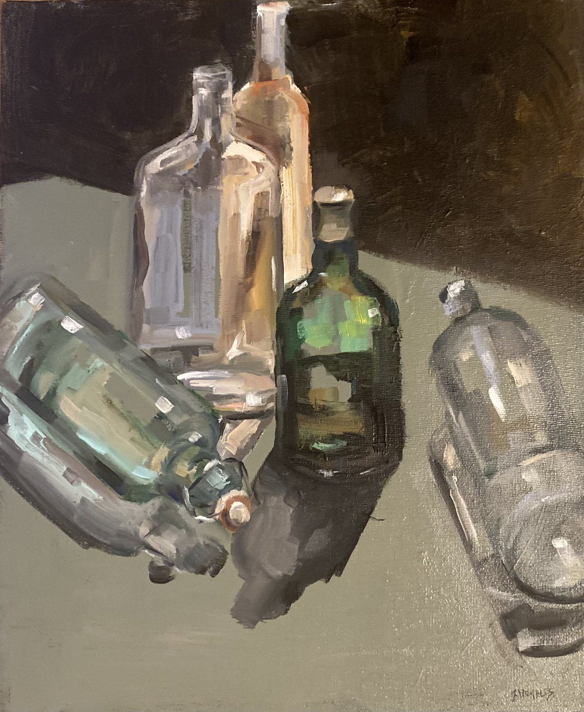 Bouteilles par Géraldine Morales | Acheter de l'art en ligne | Rise Art