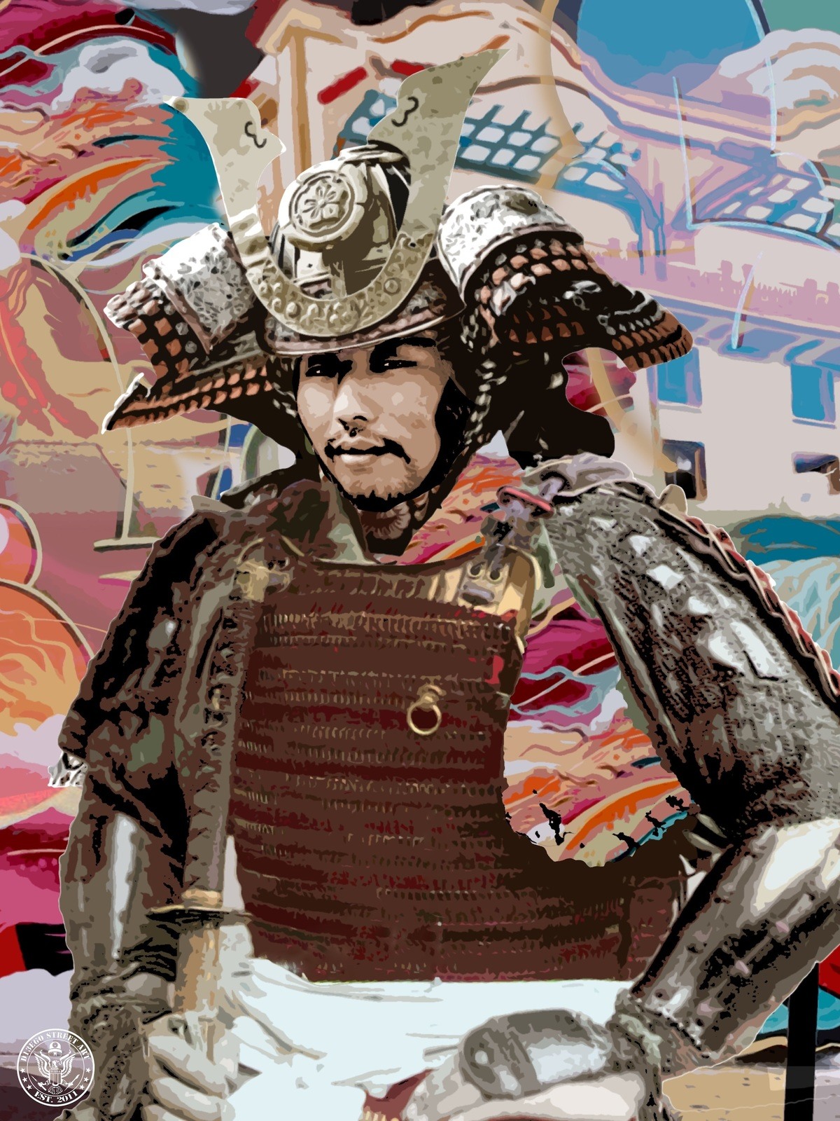 Graff Samurai von D13EGO | Kunst online kaufen | Rise Art