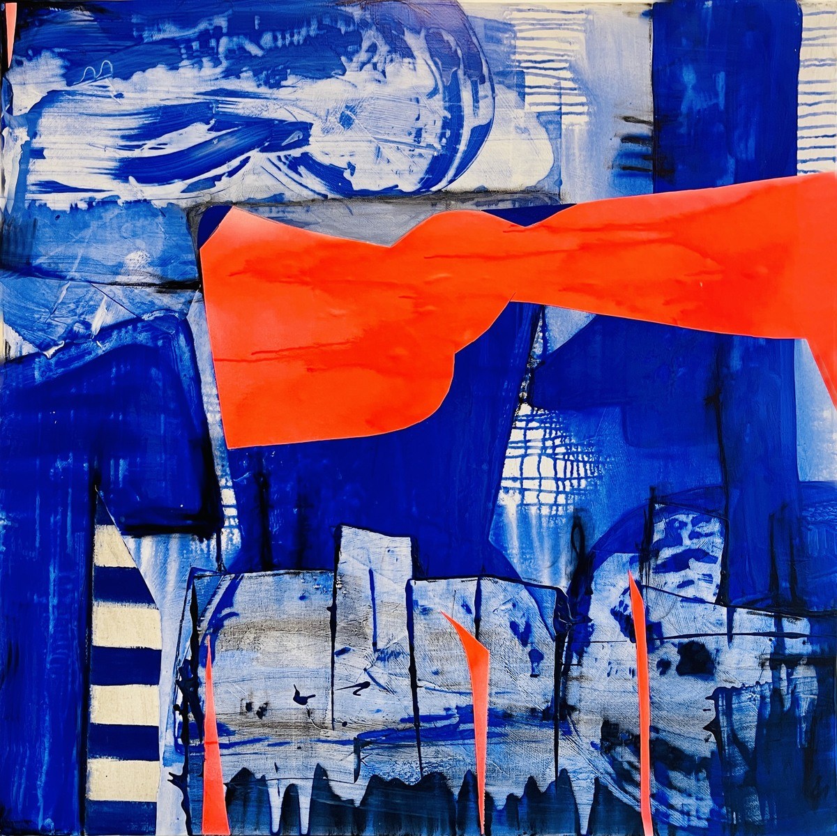 Red Cloud in blue Landscapes by Karen and Simone Lehmann | Buy Art ...