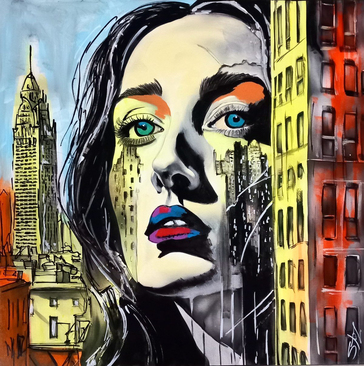 City life by Stoz | Buy Art Online | Rise Art