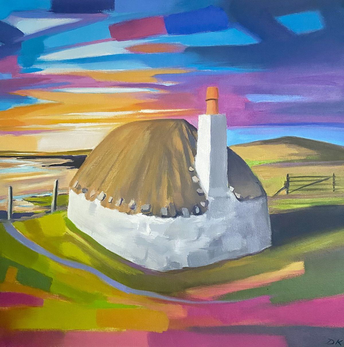 Uist cottage by DK Macleod | Buy Art Online | Rise Art