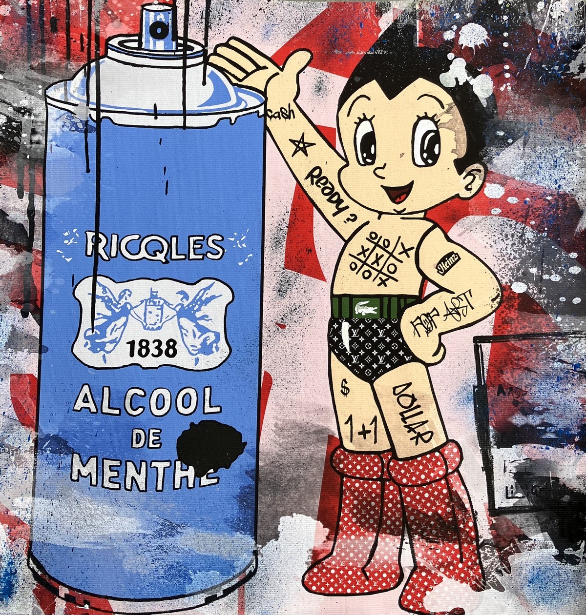 Mint Addiction by Misako Street Art | Buy Art Online | Rise Art