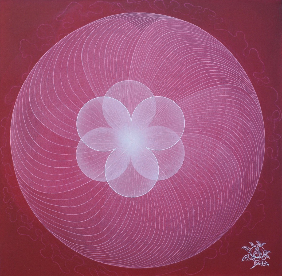 Abstract Flower Form / Rose by Jitka Anlaufova | Buy Art Online | Rise Art