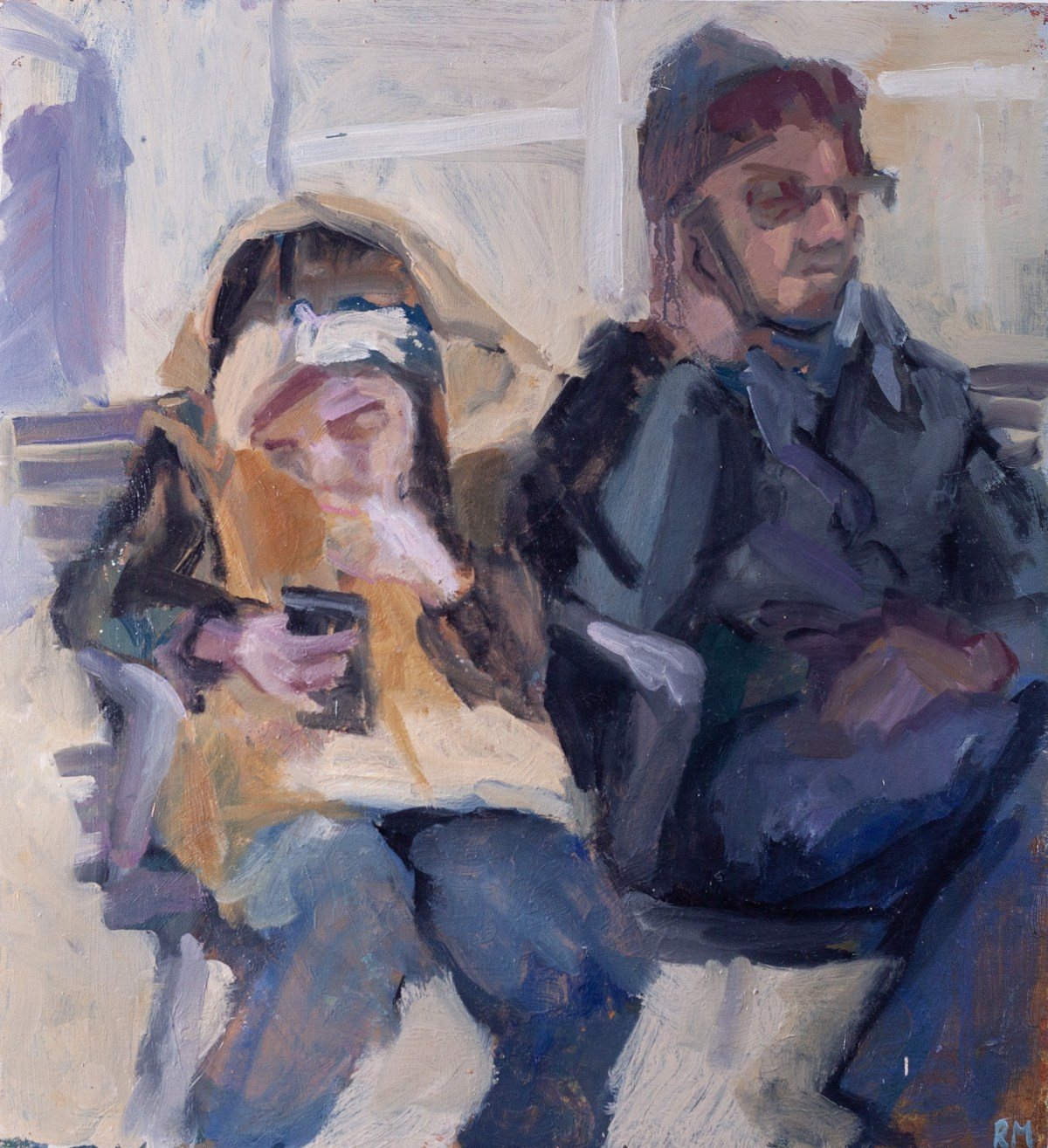 Shopping Bench par Rachel Mercer | Acheter de l'art en ligne | Rise Art