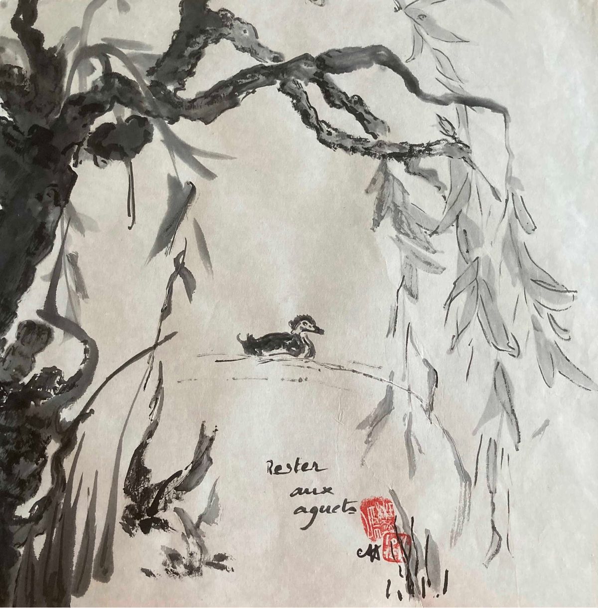 Rester aux aguets by Catherine Hoang | Buy Art Online | Rise Art