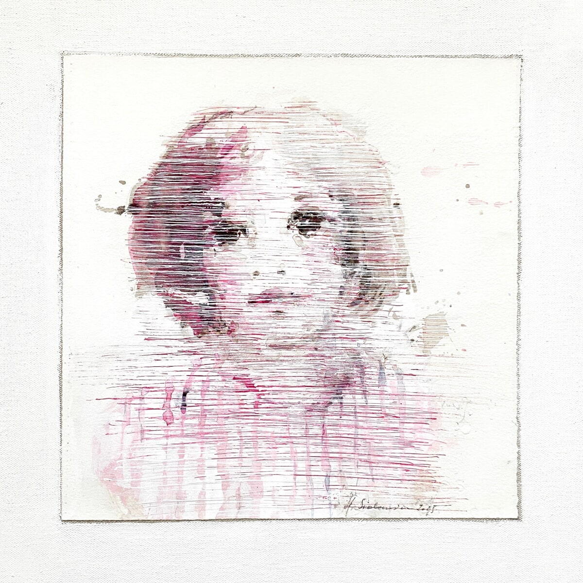 "FILLE EN ROSE 2025 " par Hanna Sidorowicz | Acheter de l'art en ligne ...