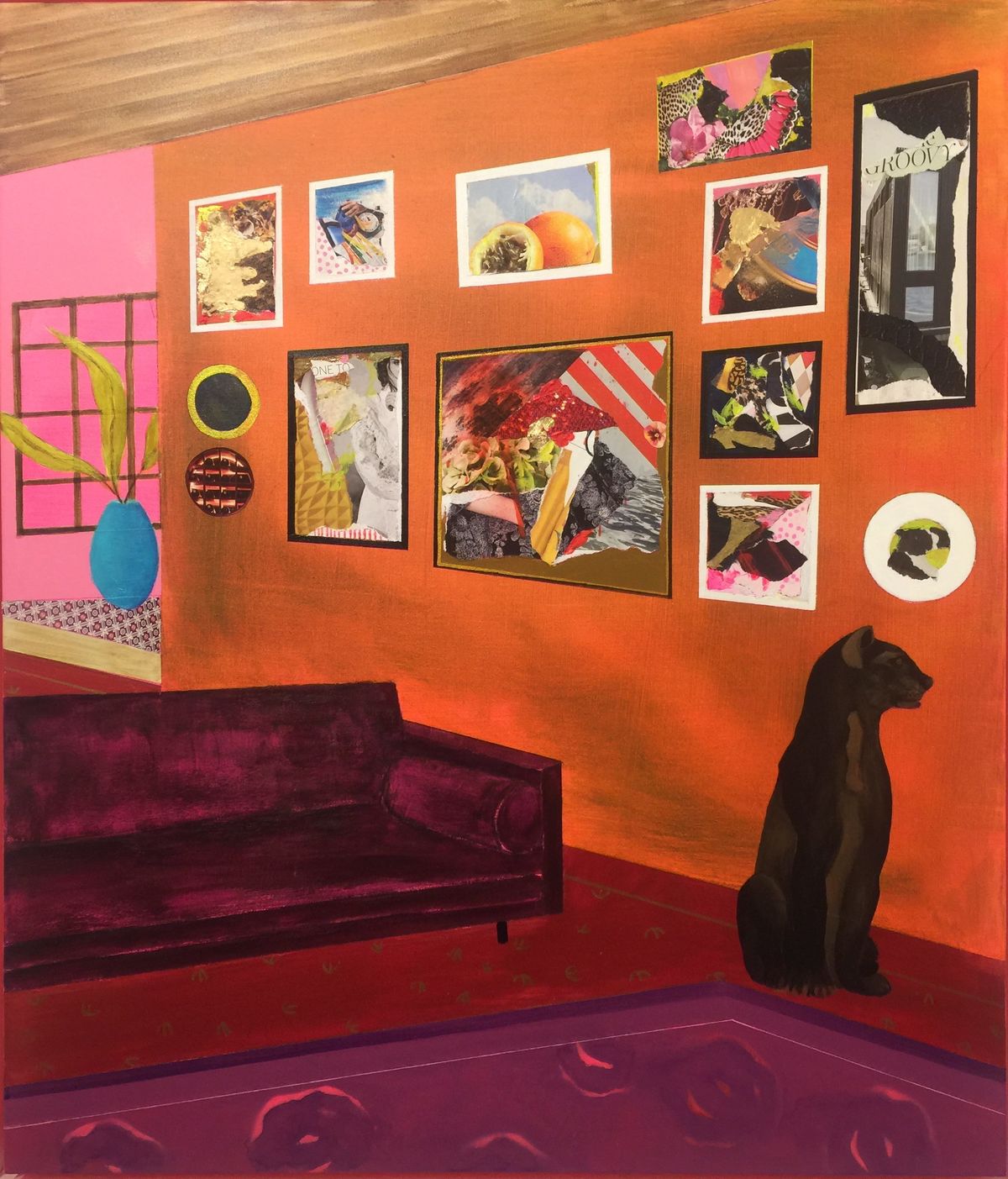 Groovy Panther by Dawn Beckles | Buy Art Online | Rise Art