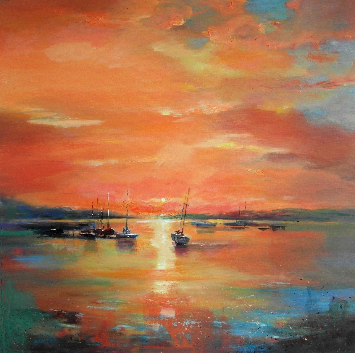 Sunset by Olga Lomax | Buy Art Online | Rise Art